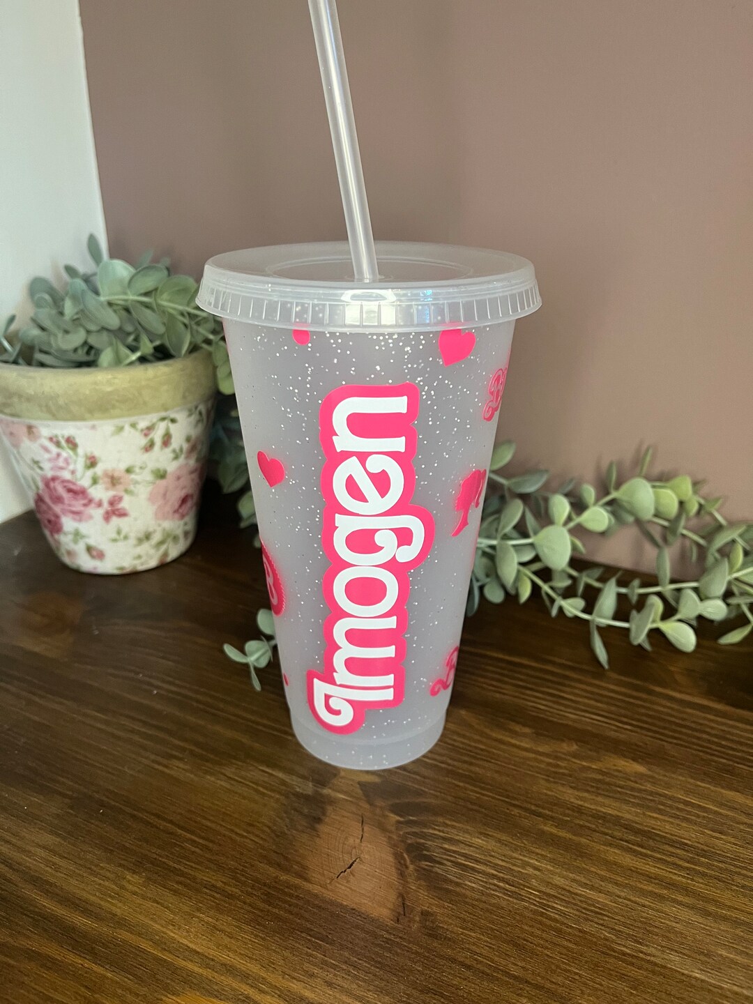 Barbie Cold Cup | Barbie Starbucks Tumbler |personalised Name Barbie ...