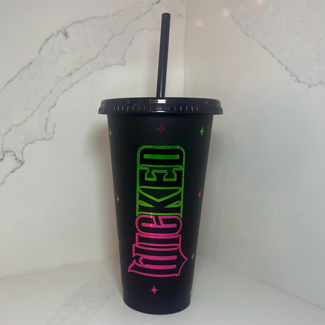 Wicked Cold Cup | Wicked Film Starbucks Tumbler | Personalised Name ...