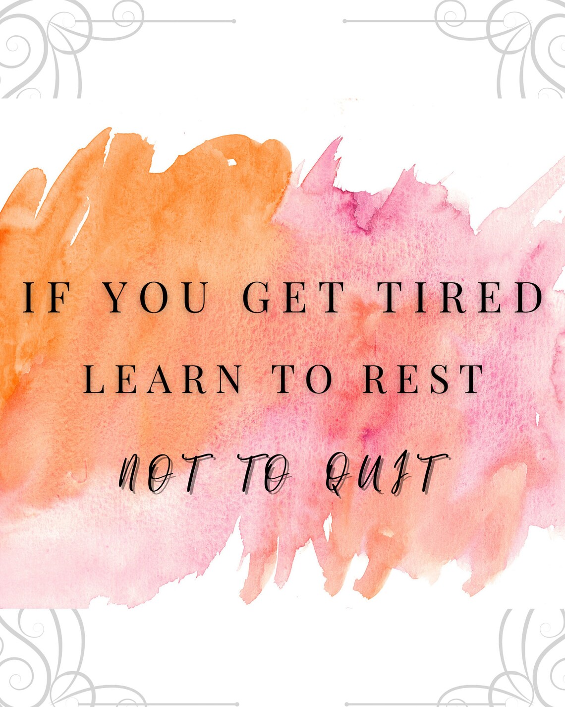 Printable Wall Art, Watercolor Quote Art, Printable Quote Art, Home ...