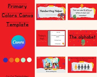 Powerpoint Template Canva | Etsy