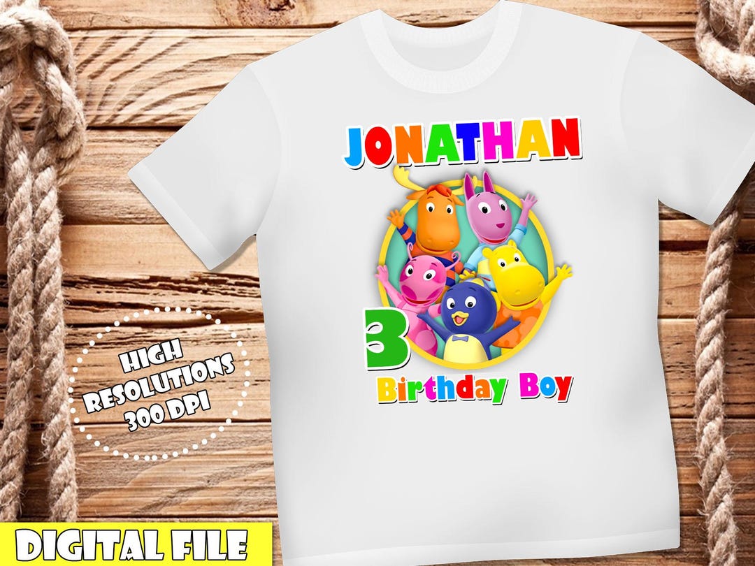 Printable Backyardigans Iron on Transfer, Backyardigans Front Back ...