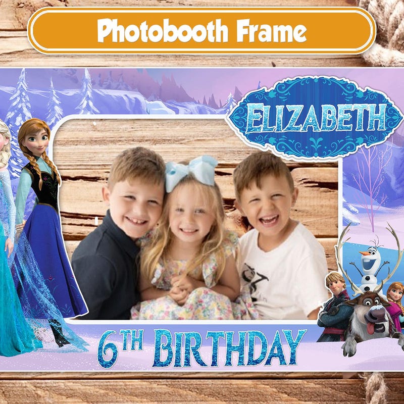 Frozen Photo Booth - Etsy