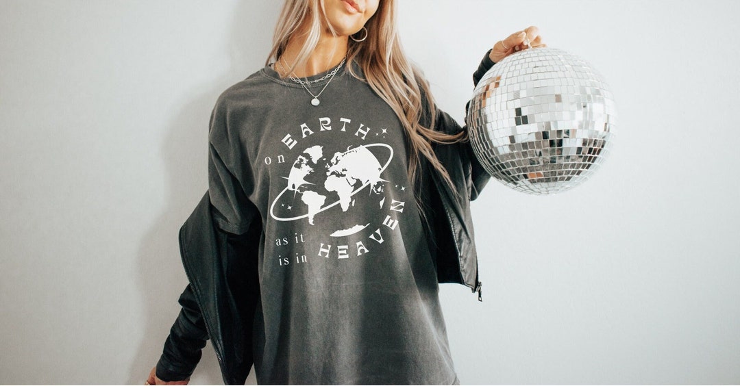 On Earth as It is in Heaven Catholic Tshirt Christian Merch Catholic ...