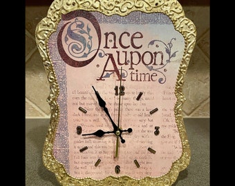Once Upon a Time Clock - Etsy