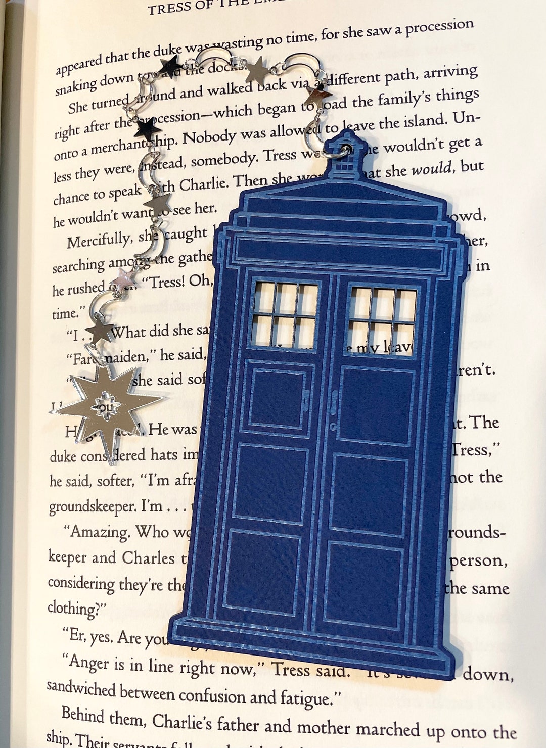 TARDIS Faux Leather Bookmark - Etsy