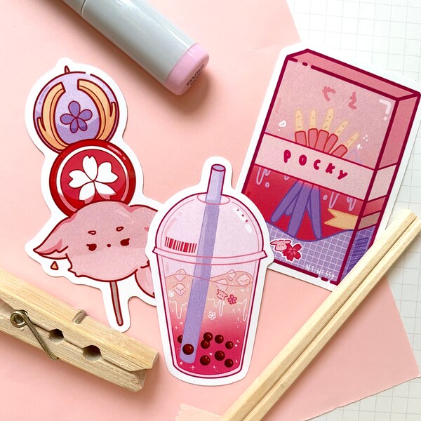 Pocky Sticker - Etsy