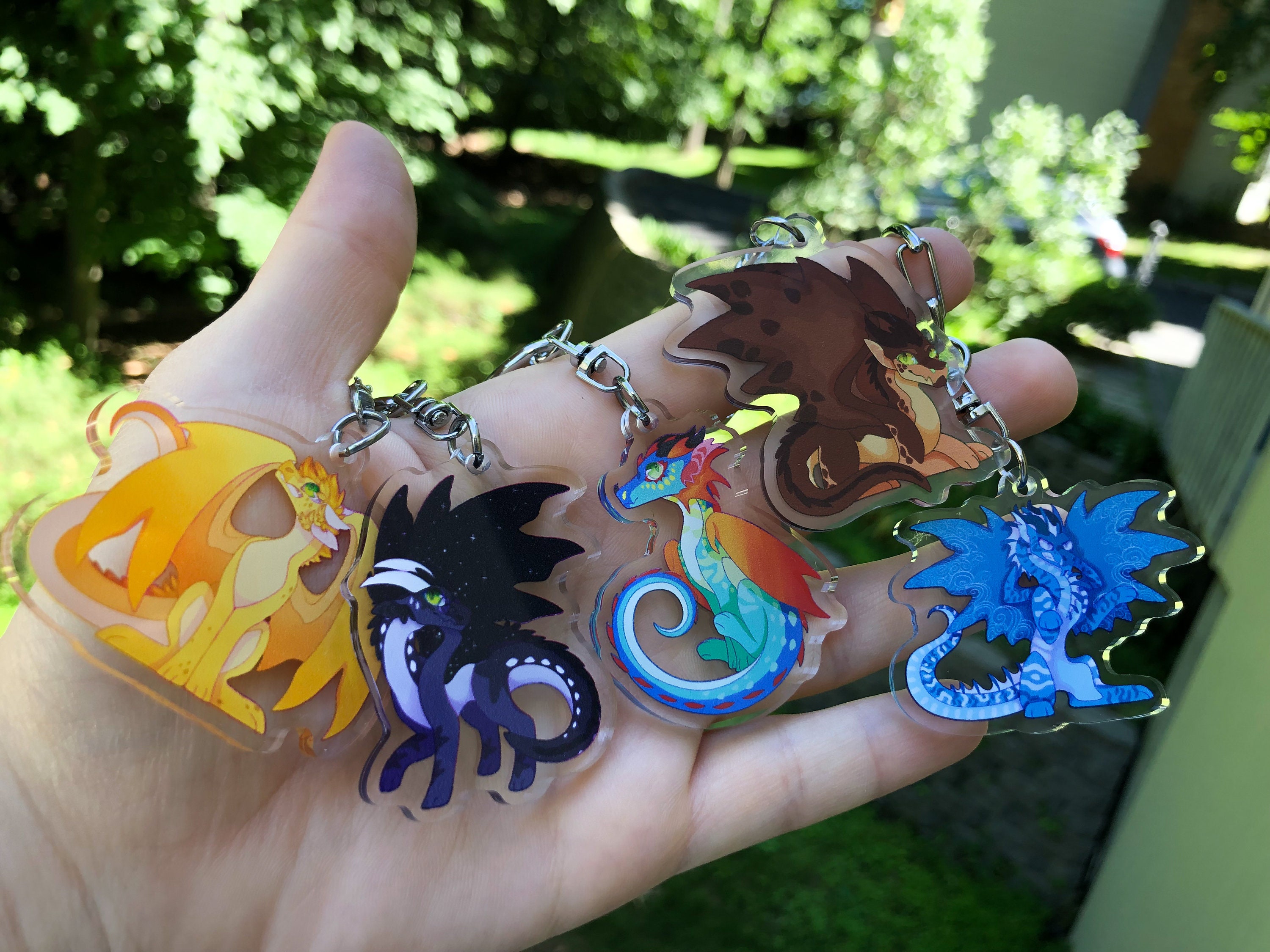 Dragonets of Destiny Keychains 2-2.5inch Acrylic Charms - Etsy
