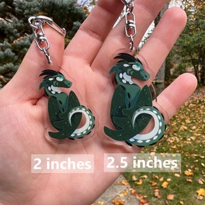 Jade Winglet Keychains (2-2.5inch Acrylic Charms, Wings of Fire) - Etsy