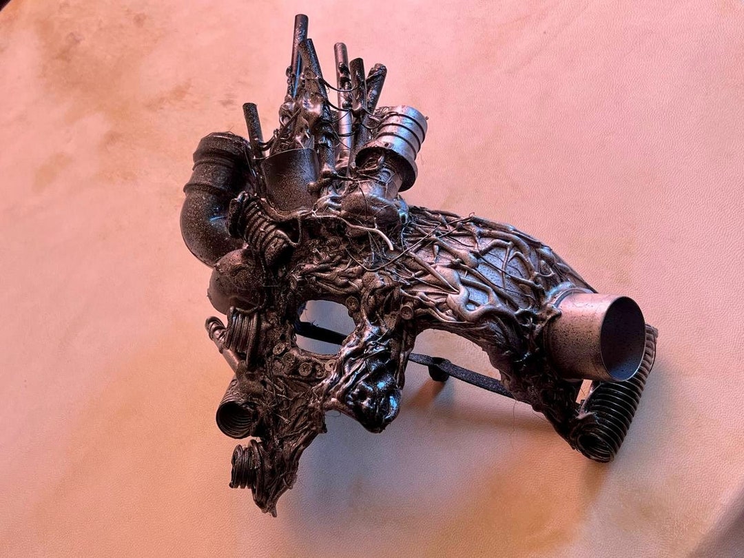 Steampunk Mask Apocalyptic Masquerade Scary Face Mask Post Apocalyptic ...
