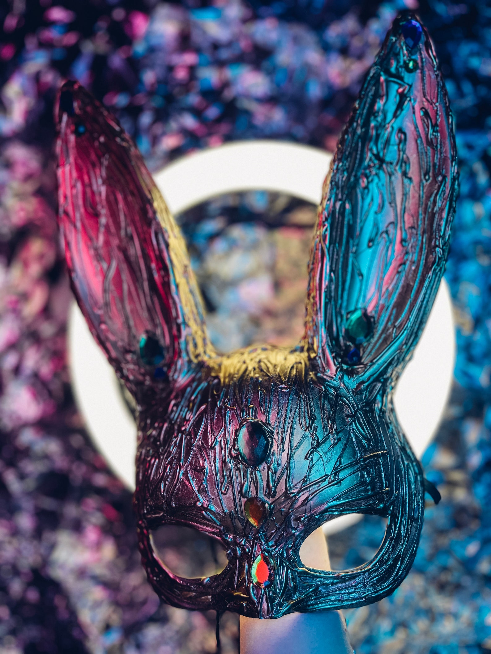 Gold Mask Horror Easter Mask Bunny Mask Rabbit Mask - Etsy Canada