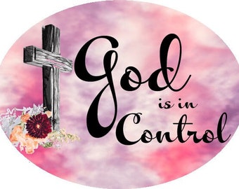 God is in Control - PDF Instant Download;inspirational Print;home Decor ...
