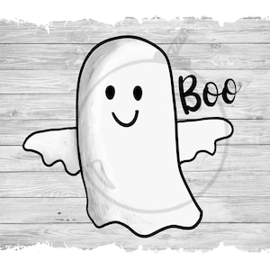 Ghost BOO Svg Png Jpg Sublimation Waterslide Image Best Seller ...