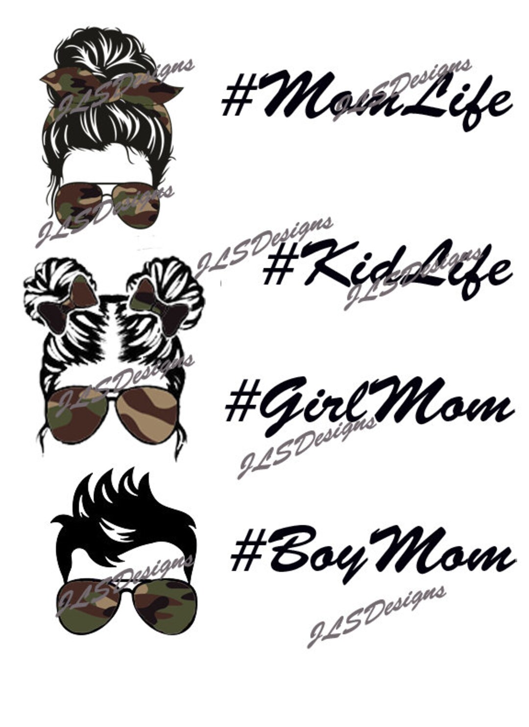 Mom Life Camouflage PNG File - Etsy