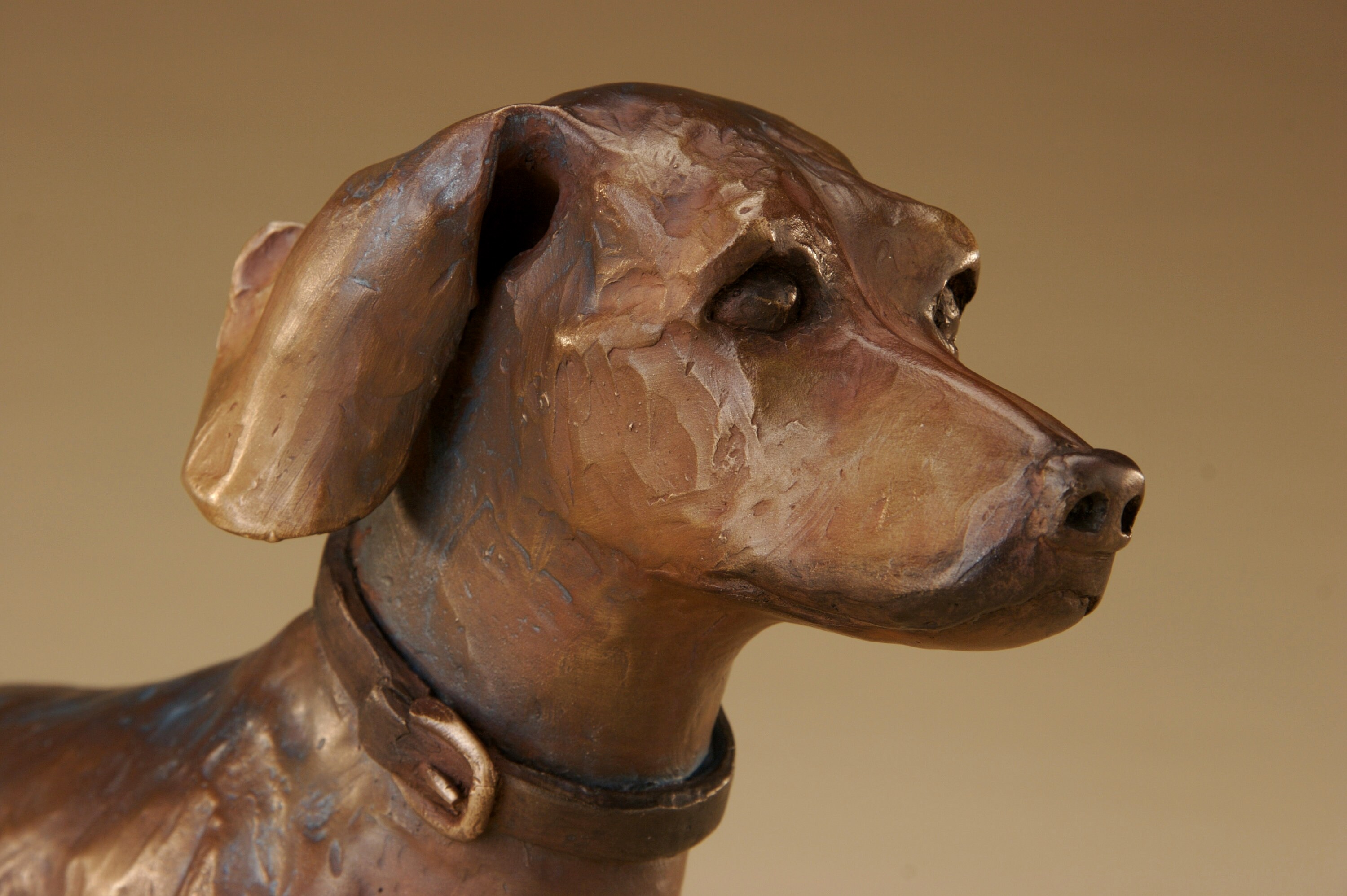 DACHSHUND SCULPTURE in Bronze; Lulu by Janis Gay Williamson (FKA Knight ...