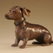 DACHSHUND SCULPTURE in Bronze; Lulu by Janis Gay Williamson (FKA Knight ...