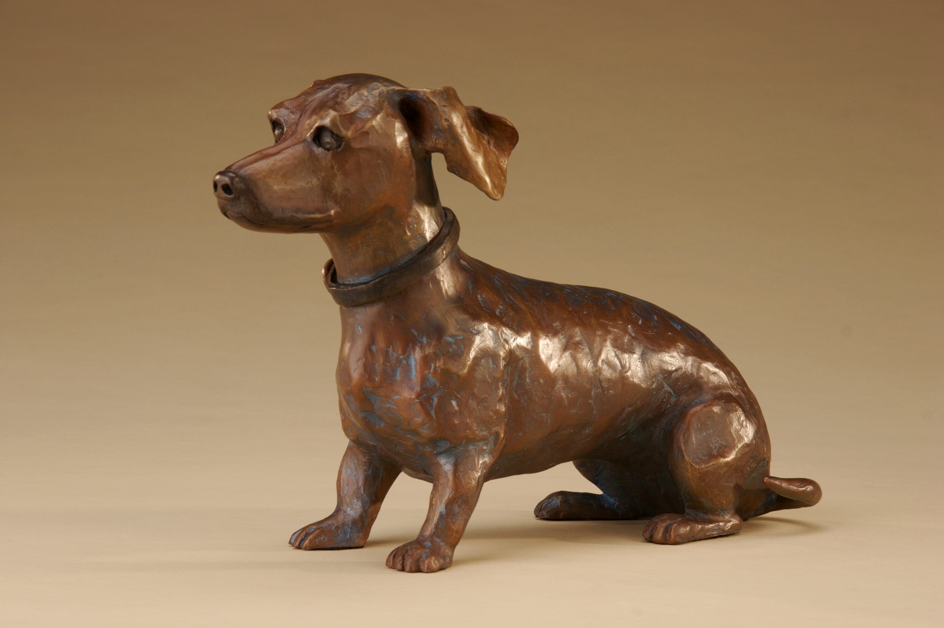 DACHSHUND SCULPTURE in Bronze; Lulu by Janis Gay Williamson (FKA Knight ...