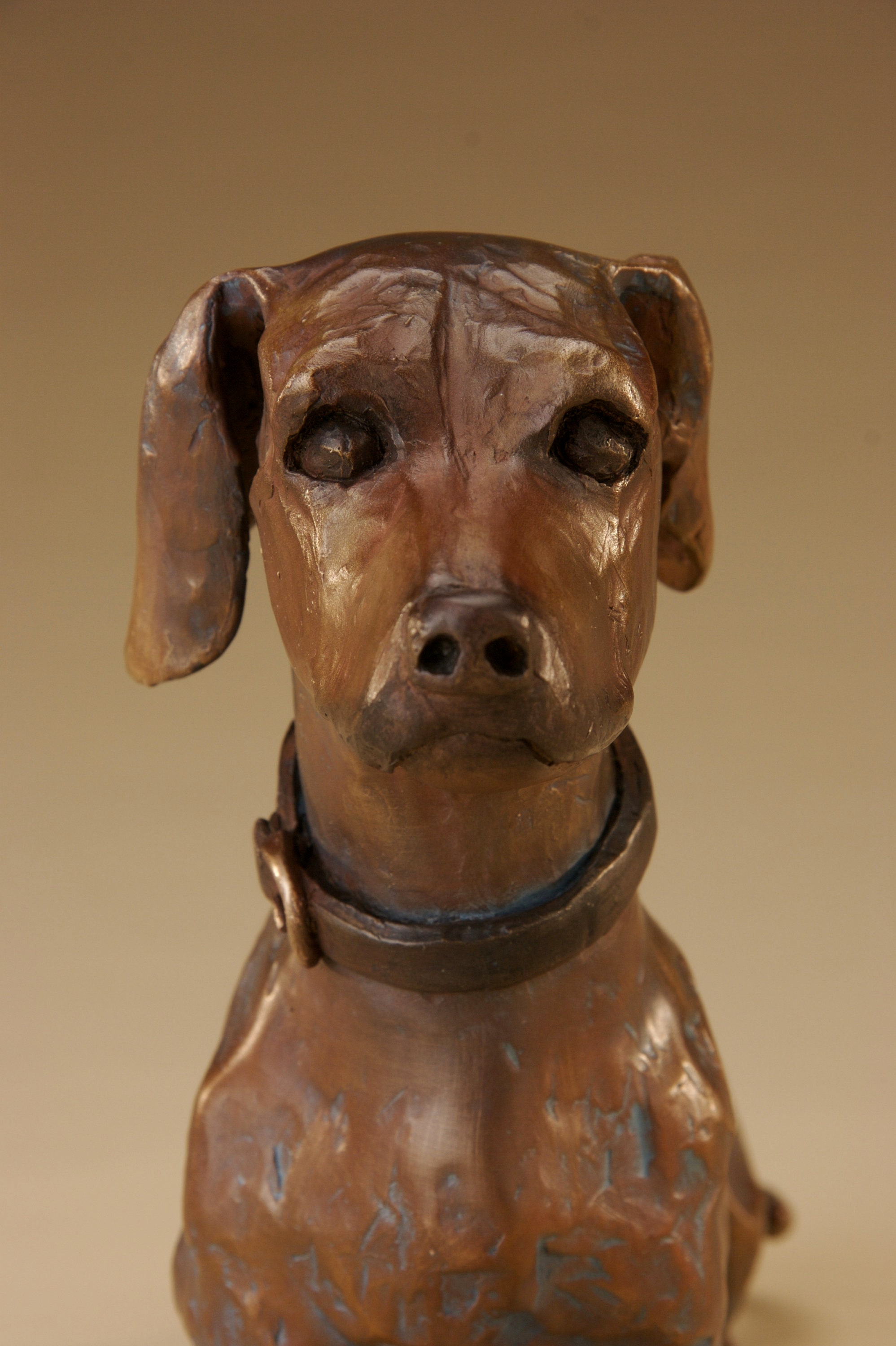 DACHSHUND SCULPTURE in Bronze; Lulu by Janis Gay Williamson (FKA Knight ...