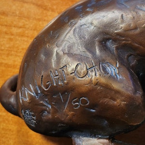 DACHSHUND SCULPTURE in Bronze; Lulu by Janis Gay Williamson (FKA Knight ...