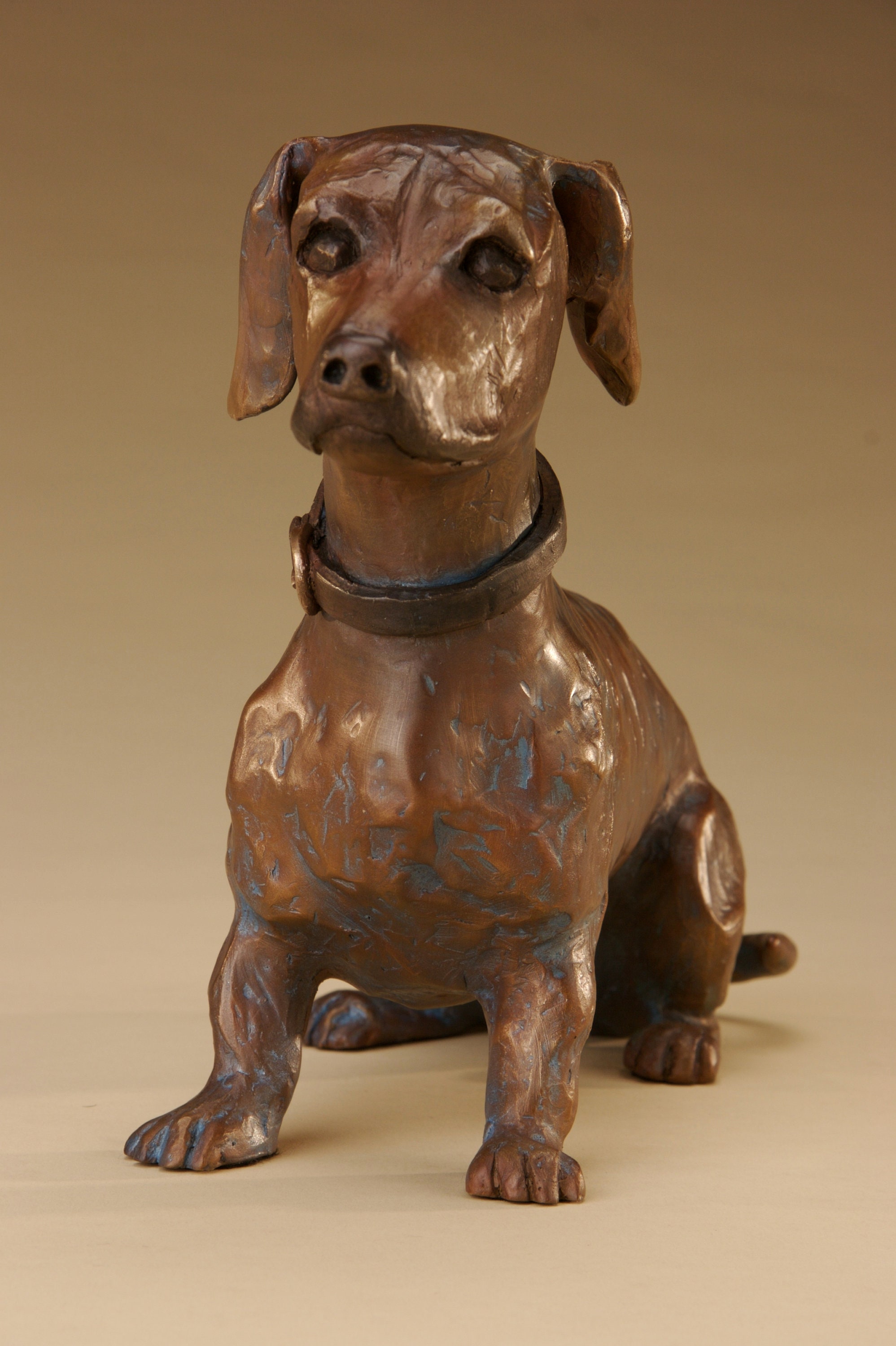 DACHSHUND SCULPTURE in Bronze; Lulu by Janis Gay Williamson (FKA Knight ...