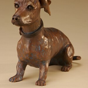 DACHSHUND SCULPTURE in Bronze; Lulu by Janis Gay Williamson (FKA Knight ...