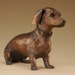 DACHSHUND SCULPTURE in Bronze; Lulu by Janis Gay Williamson (FKA Knight ...