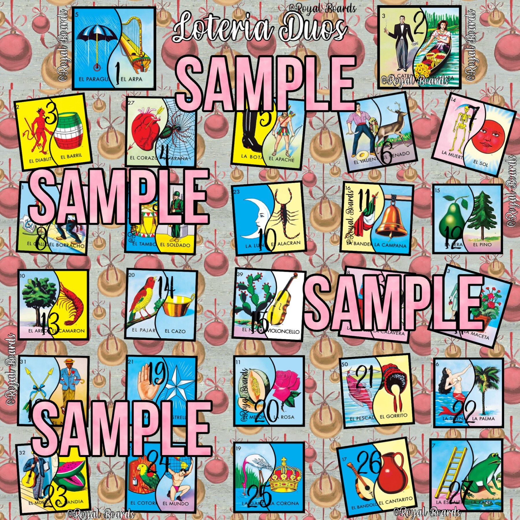 Loteria Boards - Etsy
