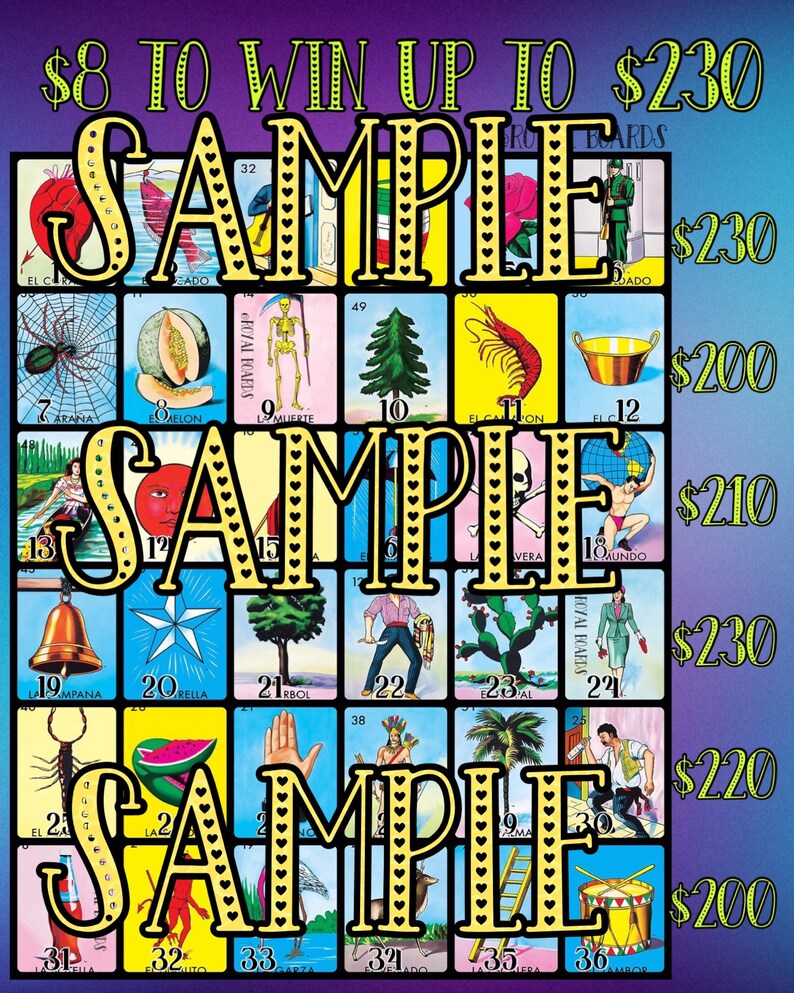 Loteria Boards - Etsy