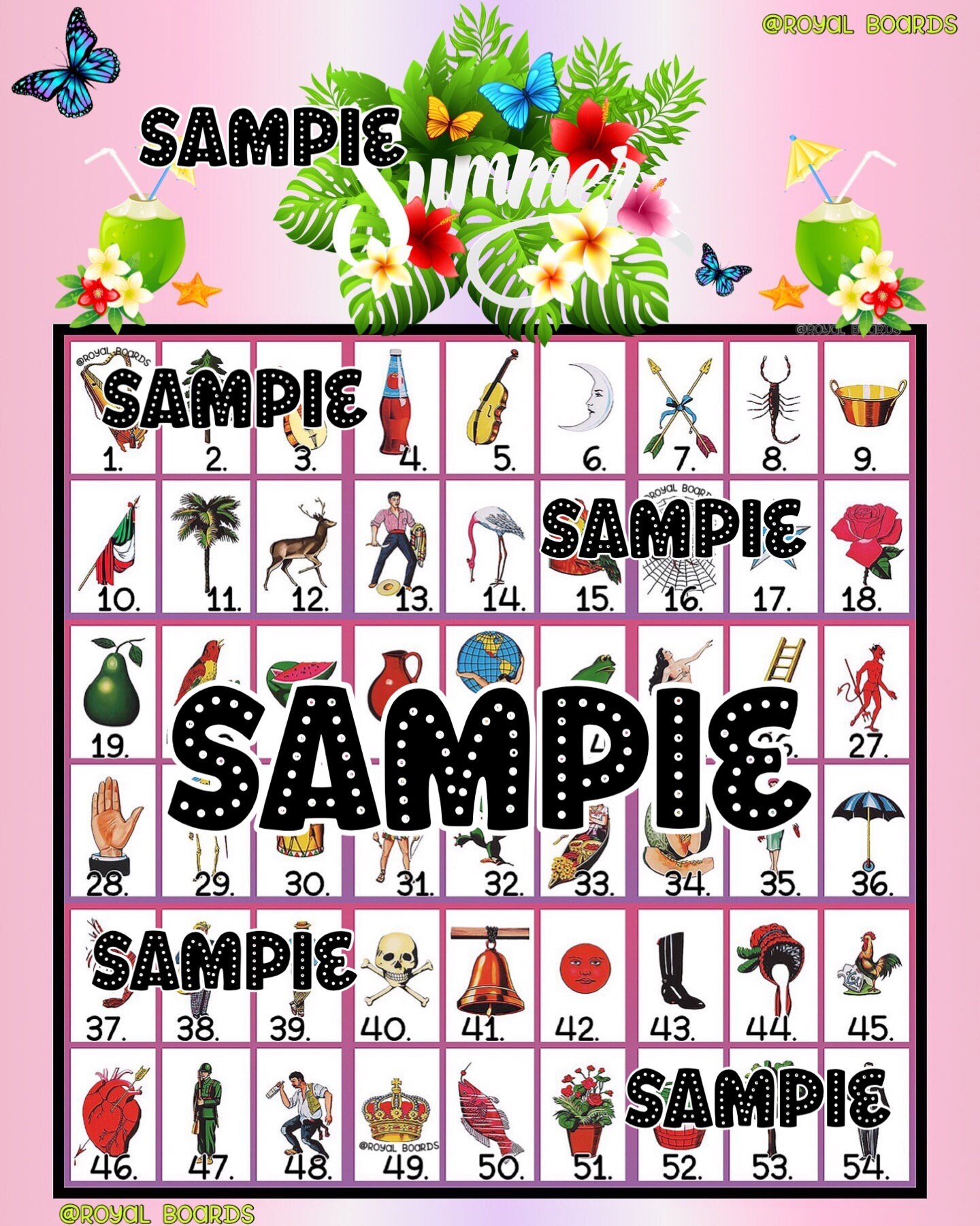 Loteria Boards - Etsy