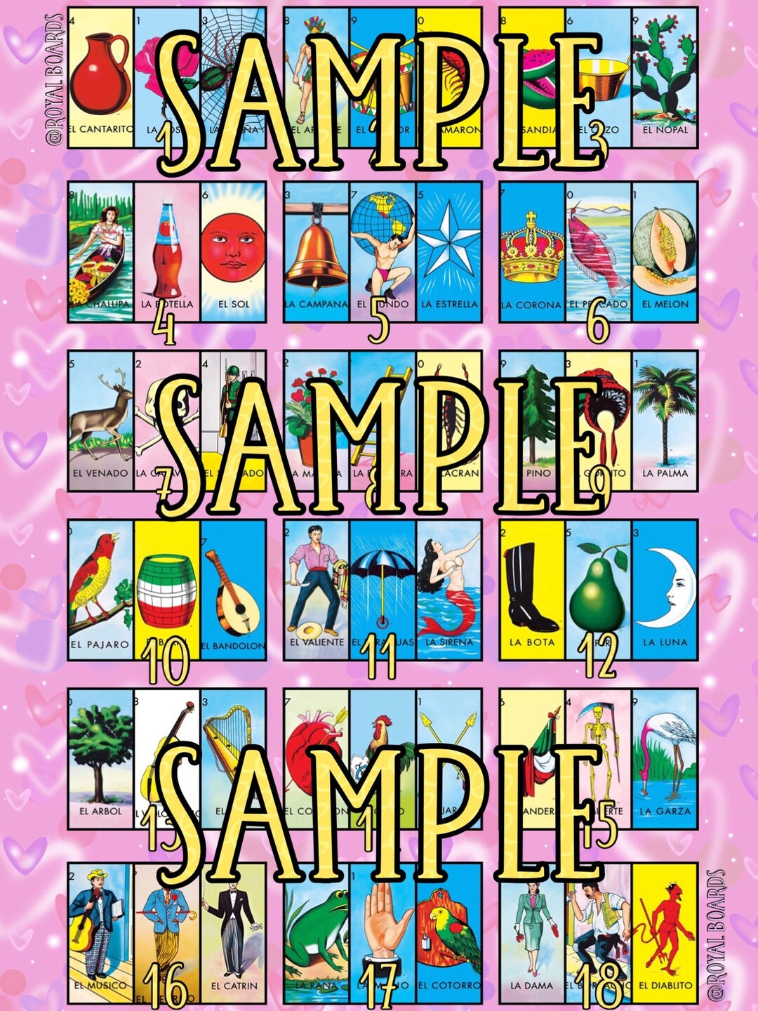 Loteria Boards - Etsy