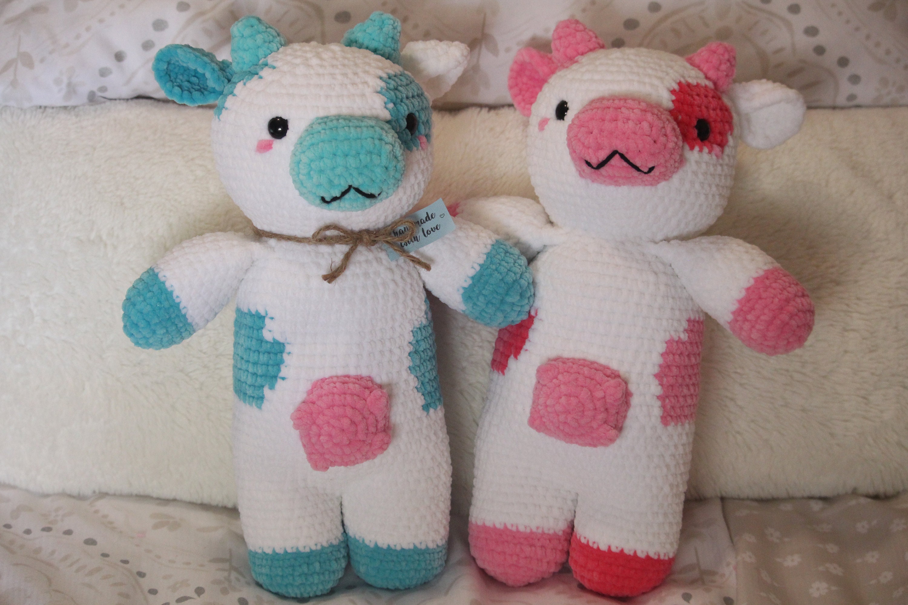 Milkshake Cows Crochet Pattern - Etsy