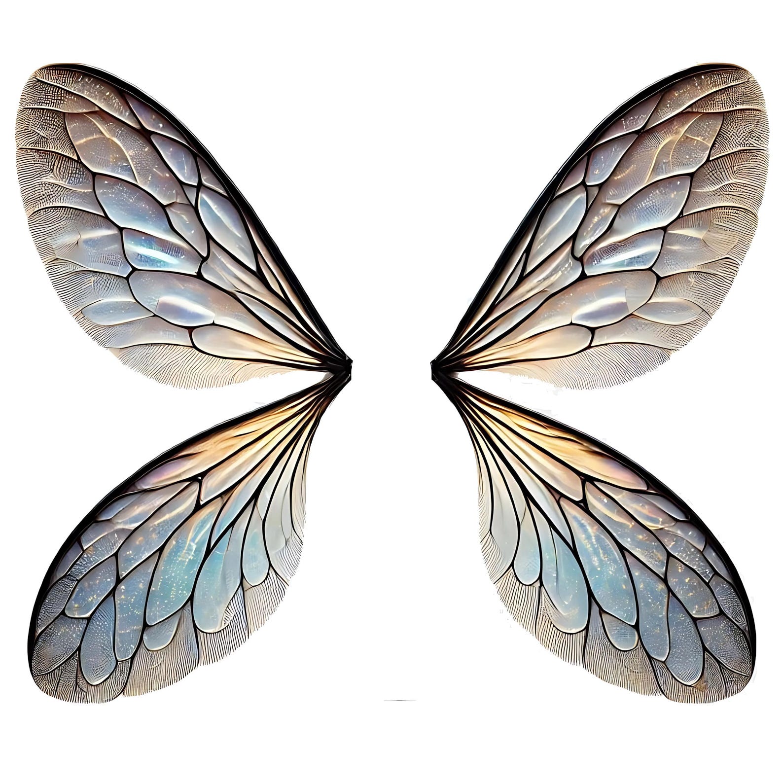 Bee Wings Clipart, Set of 10 Jpeg's 300 DPI, Commercial Use, Digital ...