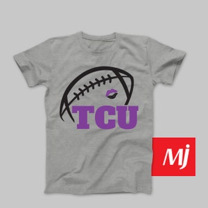 Tcu Football SVG, Funny Football Season SVG, Clipart for Cricut, Kiss ...