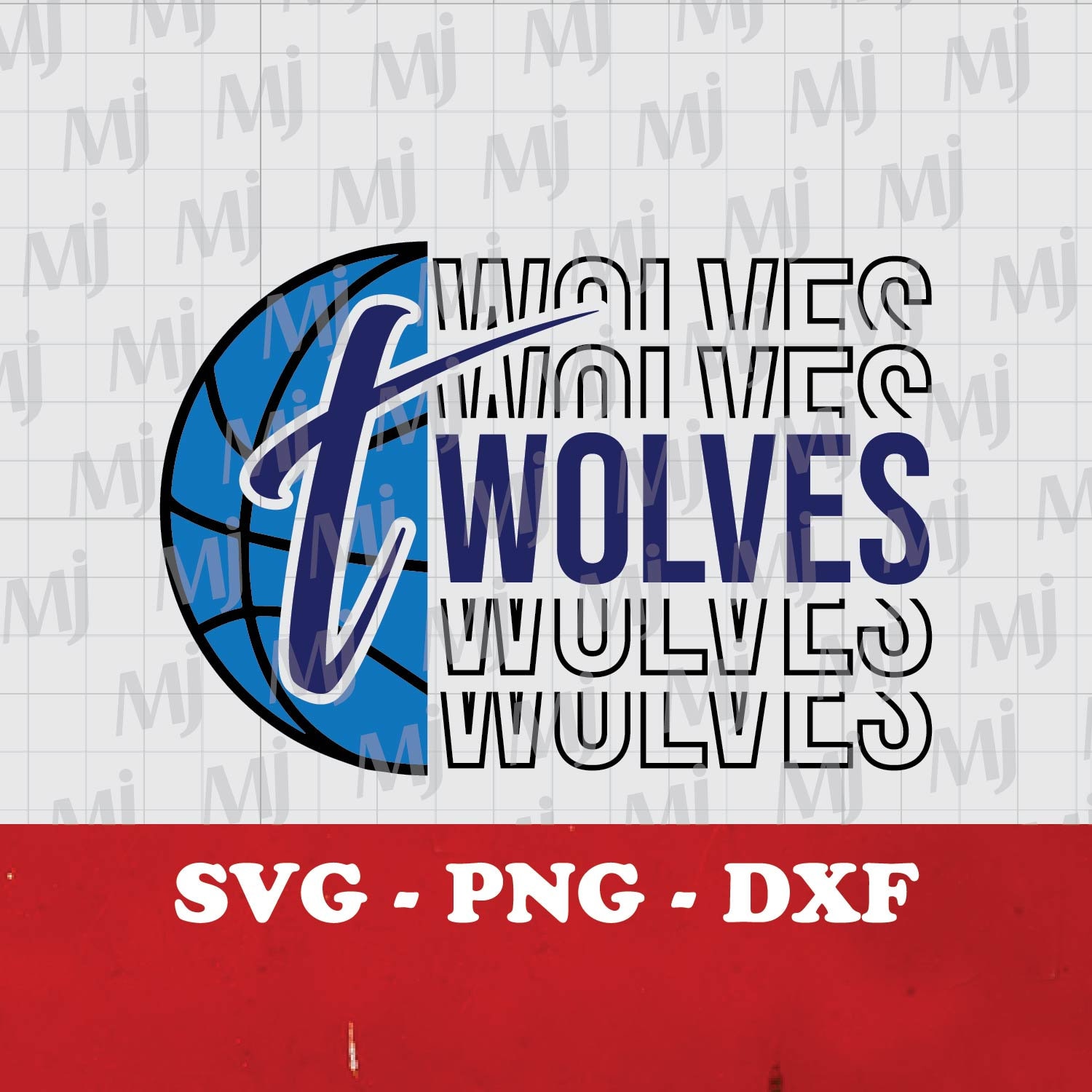 Timberwolves Basketball SVG: Wolves Team Lover, Basketball Mom (digital ...