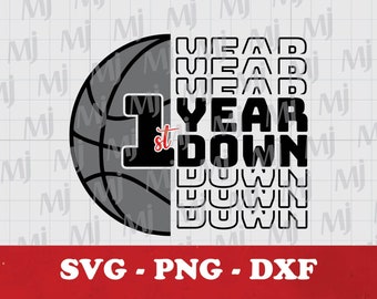 2ND Year Down SVG, Second Year Down Football Saying SVG, Football Mom ...