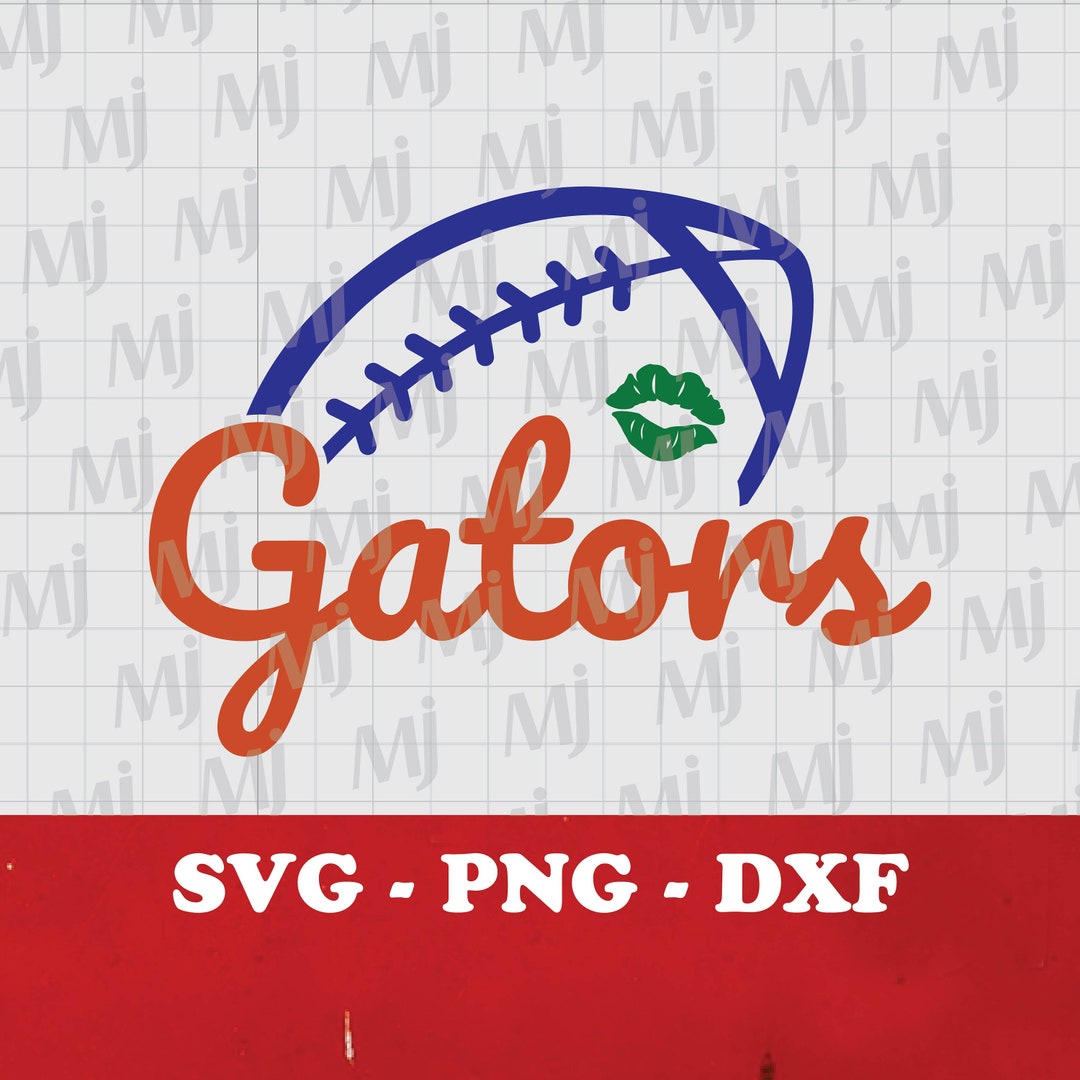 Gators Football SVG: Funny Kiss Clipart (digital Download) - Etsy