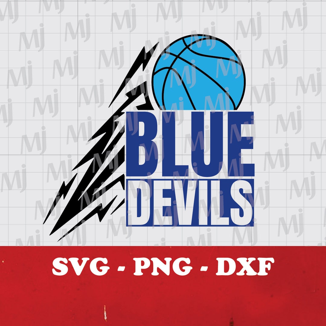 Blue Devils Basketball SVG: College Team Fan Gift (digital Download) - Etsy