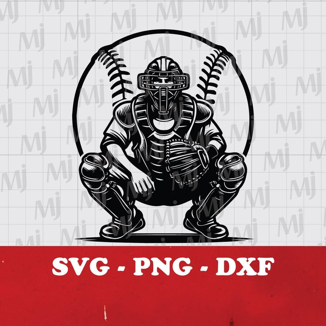 Baseball Player Svg, Baseball Design, Files for Cricut, Digital ...
