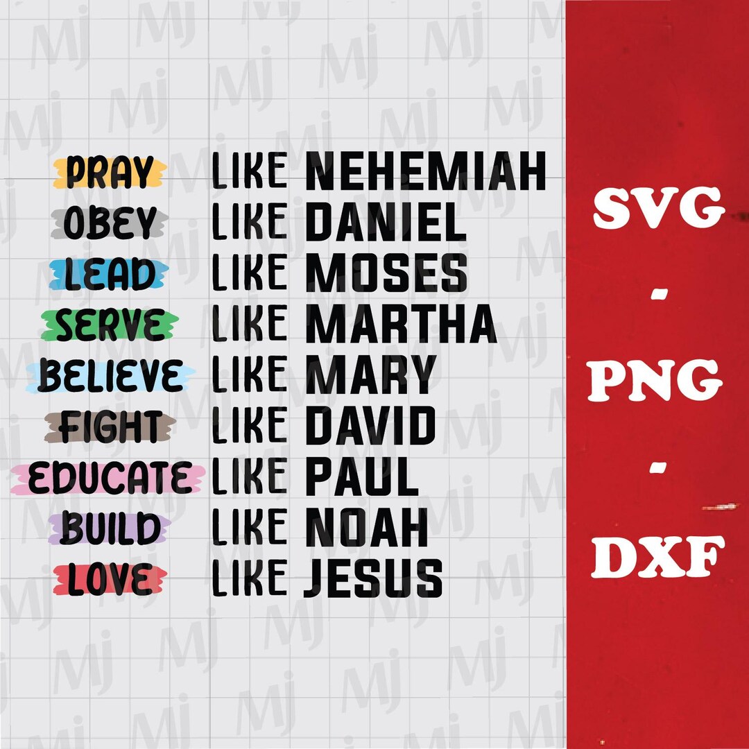 Pray Like Nehemiah SVG: Inspirational Christian Quote (digital Download ...