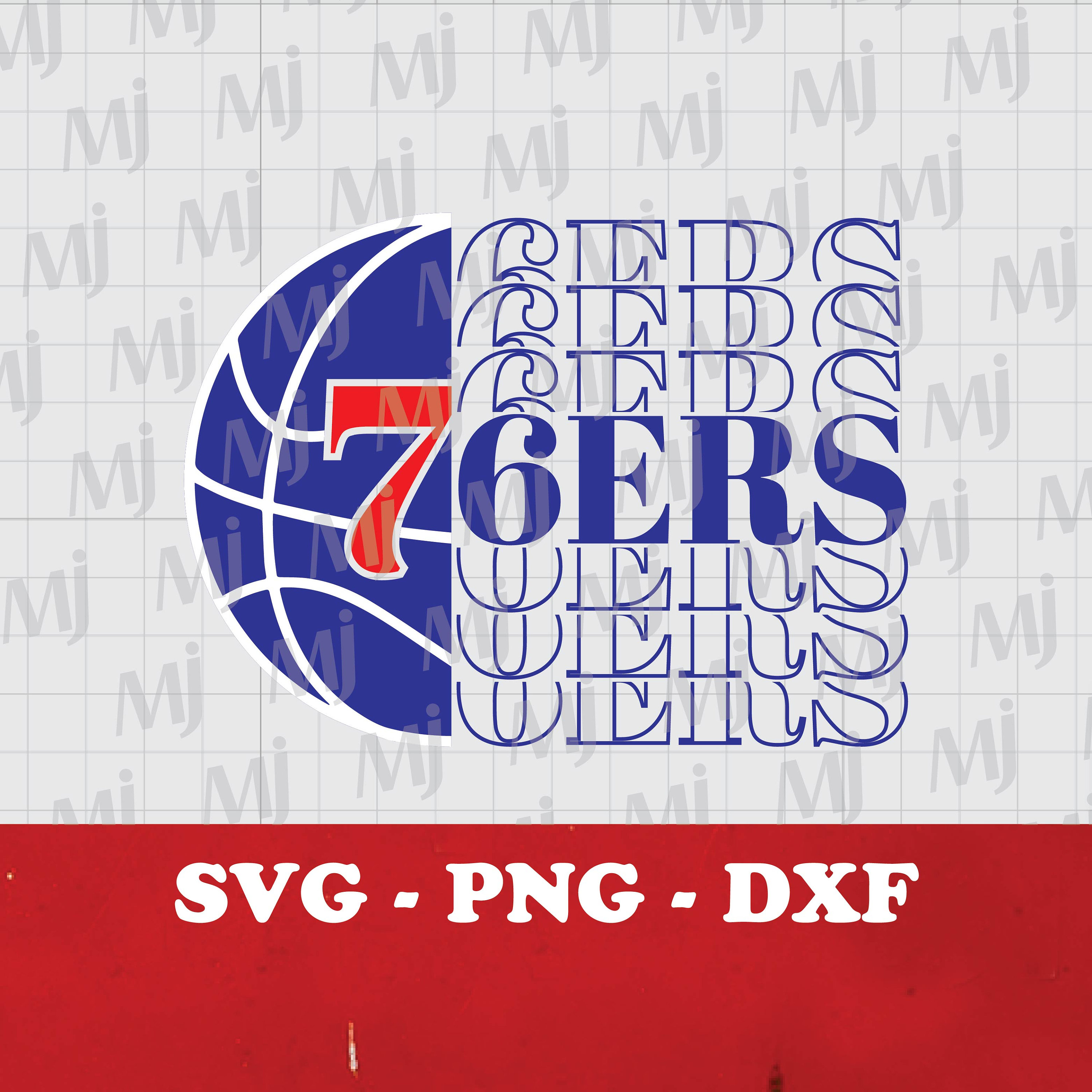 76ers Basketball SVG: Philadelphia Team Design (digital Download) - Etsy