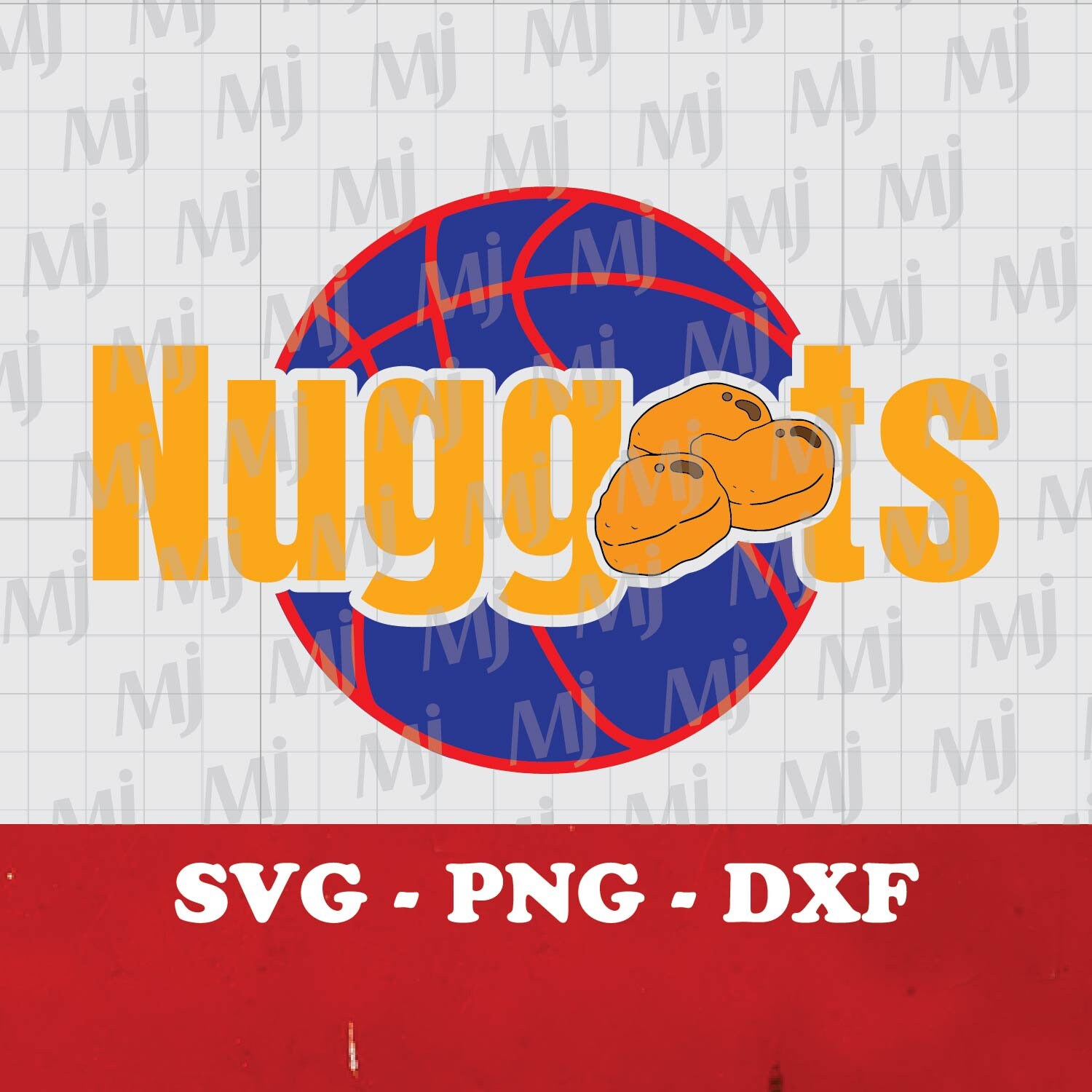 Nuggets Basketball SVG: Denver Team Lover, Cricut (digital Download) - Etsy