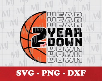 2ND Year Down SVG, Second Year Down Football Saying SVG, Football Mom ...