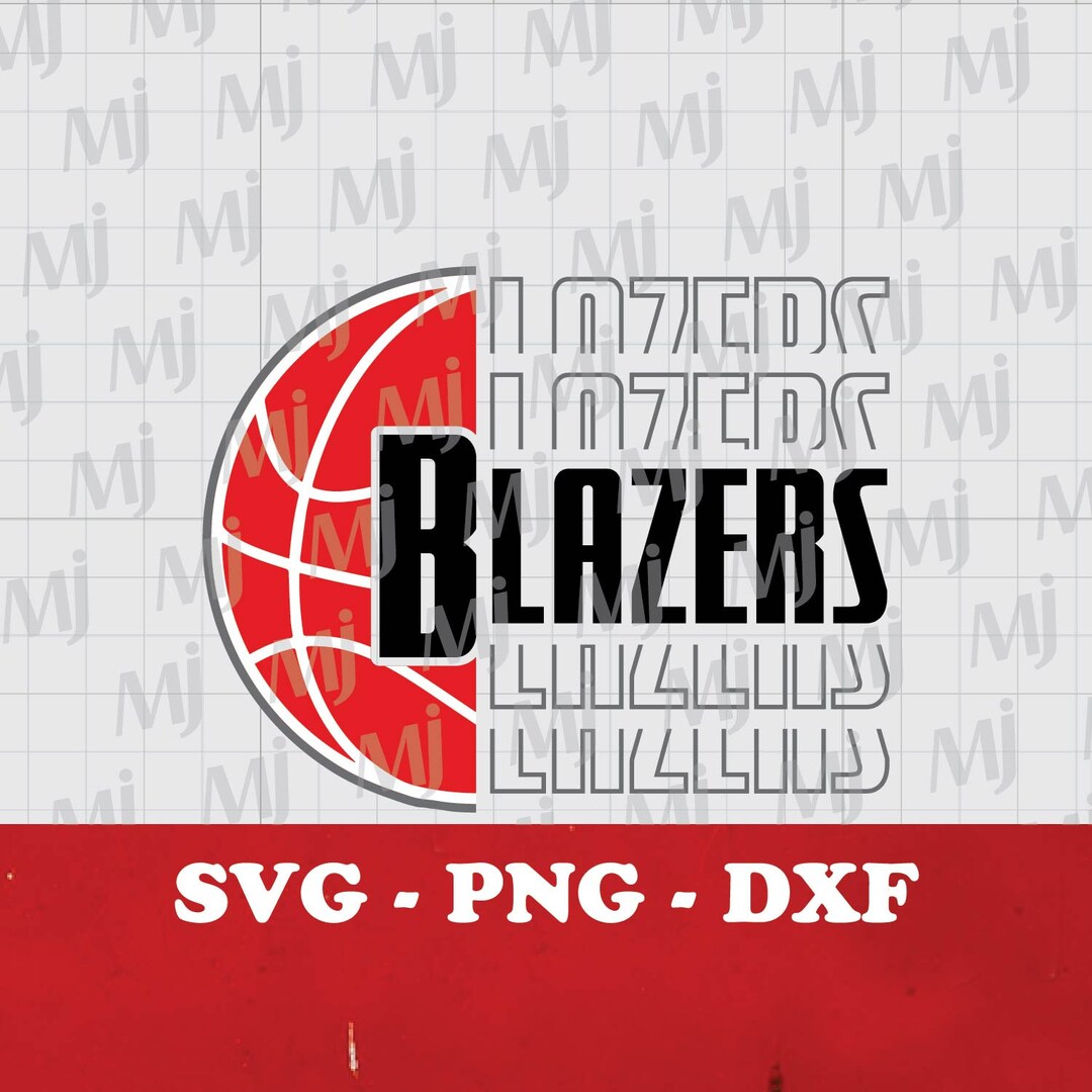 Blazers Basketball Svg, Blazers Team Lover, Blazers Shirt, Basketball ...