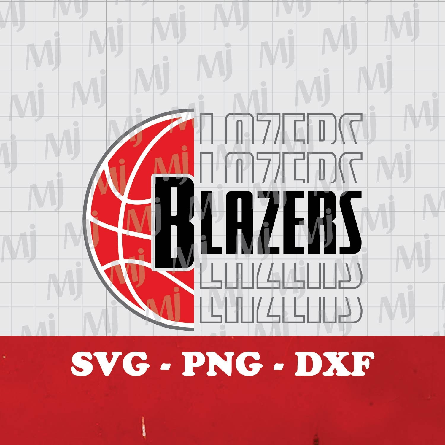 Blazers Basketball Svg, Blazers Team Lover, Blazers Shirt, Basketball ...