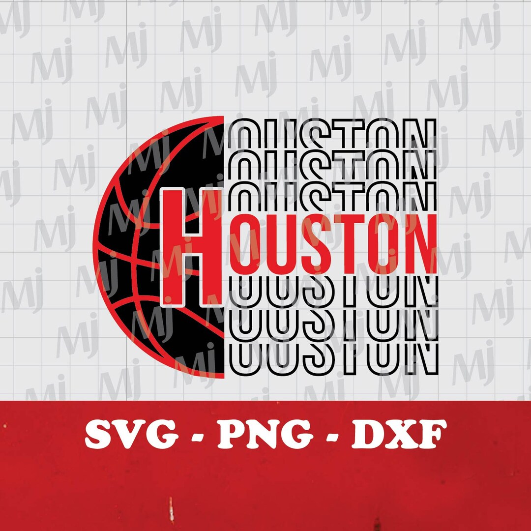 Houston Basketball SVG: Team Lover Design (digital Download) - Etsy