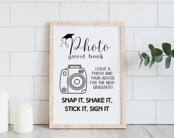 Graduation Guest Book Sign, Graduate School, College, High School ...