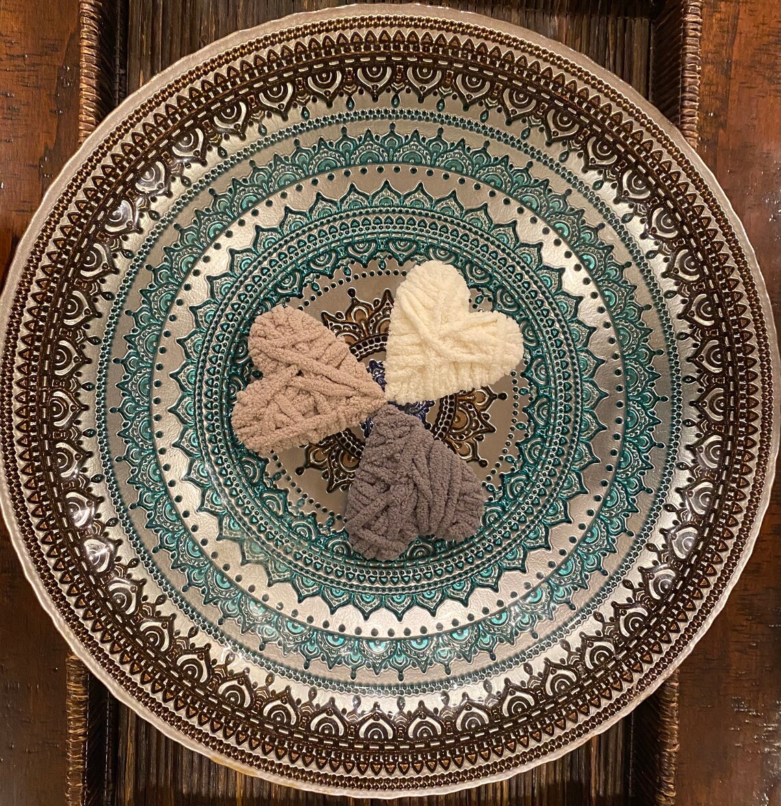 Yarn Hearts Heart Decoration Heart Shape Diffuser Yarn | Etsy