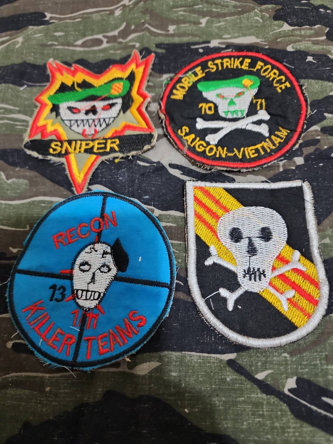 Vietnam War MACV SOG Moblie Strike Force Killer Spike Team Sniper Recon ...