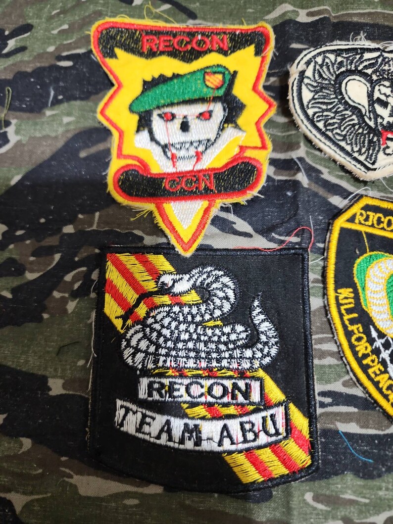 Vietnam War MACV SOG CCN Recon Team Set 8 Green Beret Phoenix Program ...