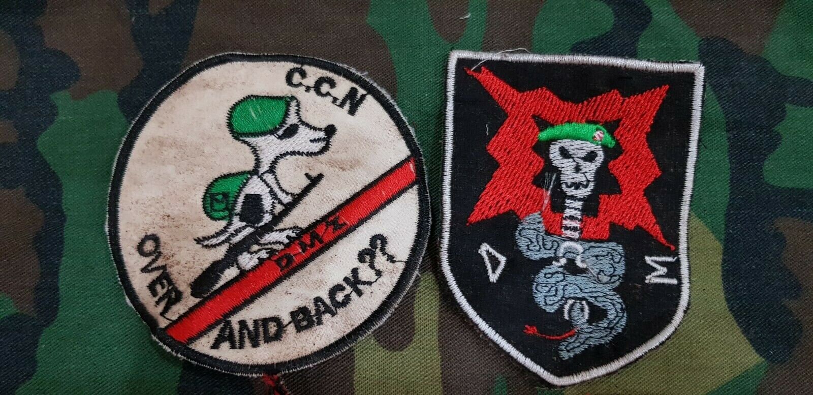 Vietnam War CIA Project Sigma Patch Set 7 MACV SOG Green Beret Phoenix ...