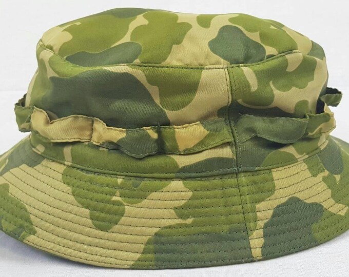 Vietnam War Special Forces MACV SOG Parachute Silk Camo Boonie Hat ...